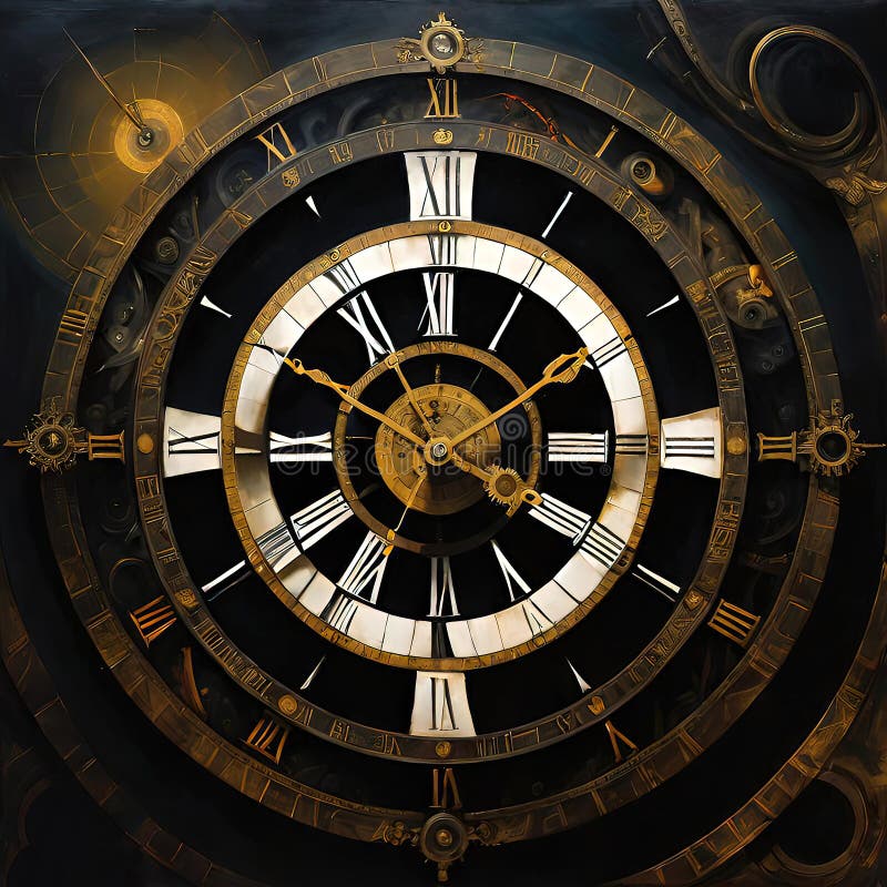 Abstract Dark Background on the Theme of Technology, Symbolizing the ...