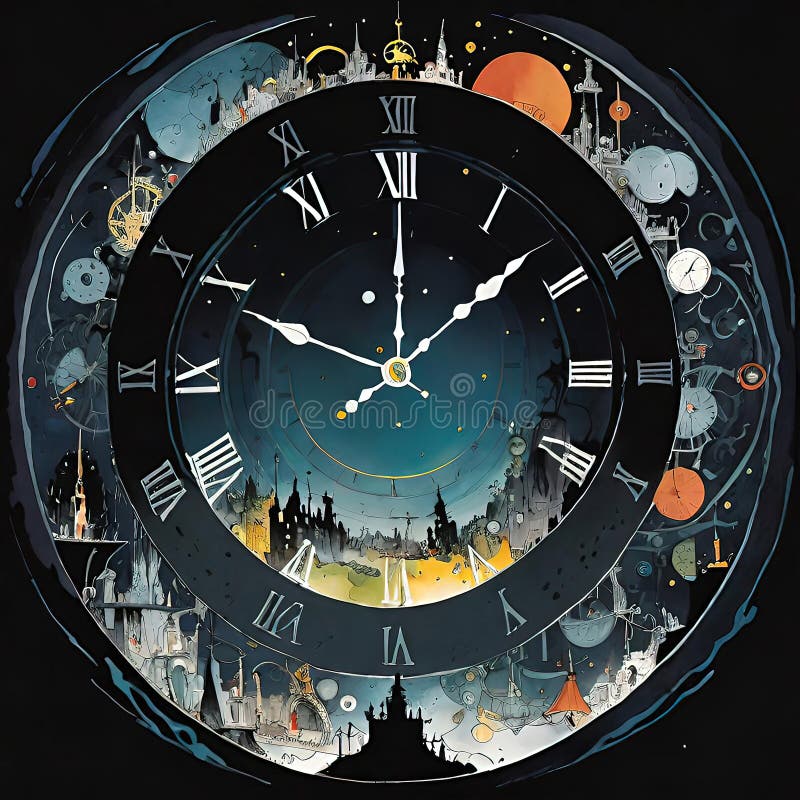 Abstract Dark Background on the Theme of Technology, Symbolizing the ...