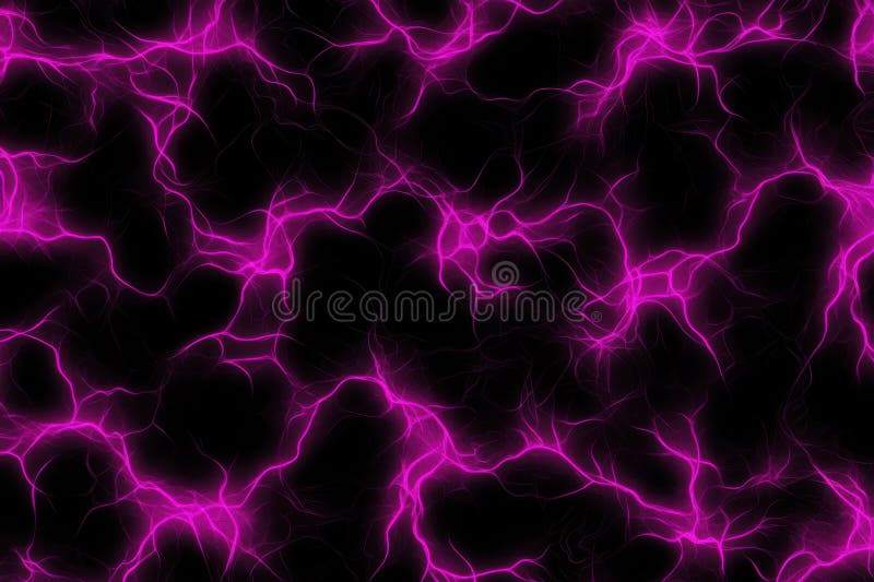 Abstract Dark Background Vibrant Pink Lightning Energy Pattern Stock ...