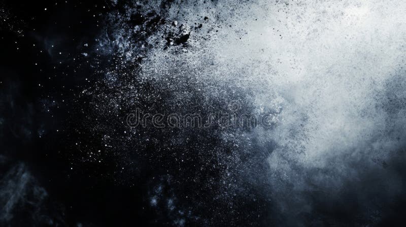 Abstract Dark Background with White Particles Explosion Stock ...