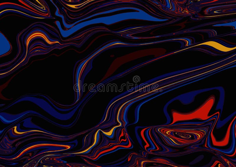 Abstract Dark Black Vector Background Motion Hypnotic Psychedelic ...