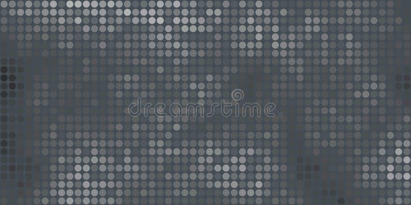 Abstract Dark Black and White Spotted Pixels Pattern with Random Shades ...