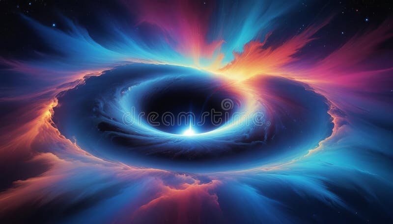 Abstract Dark Blue Background with Different Elements in Space Stock ...