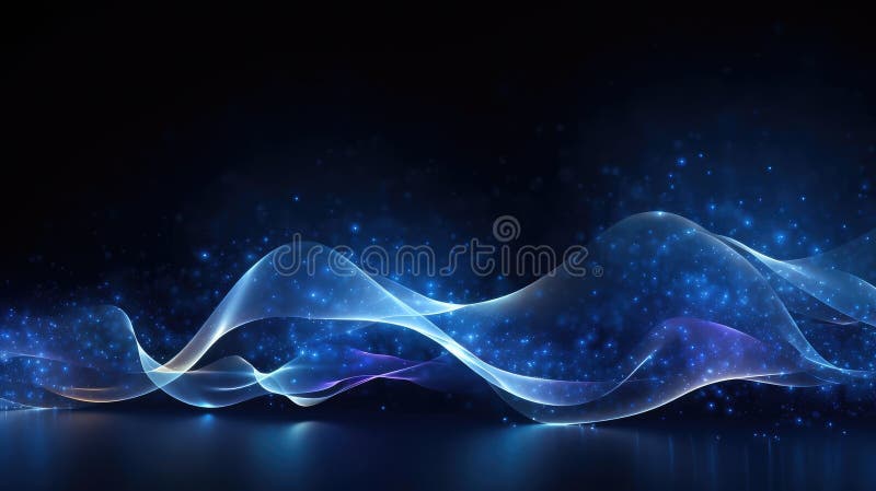 Luminous Elements with Numbers Stock Illustration - Illustration of ...