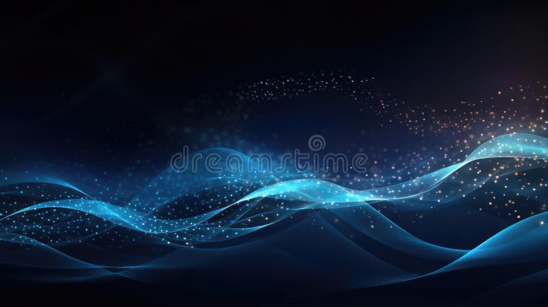 Luminous Elements with Numbers Stock Illustration - Illustration of ...
