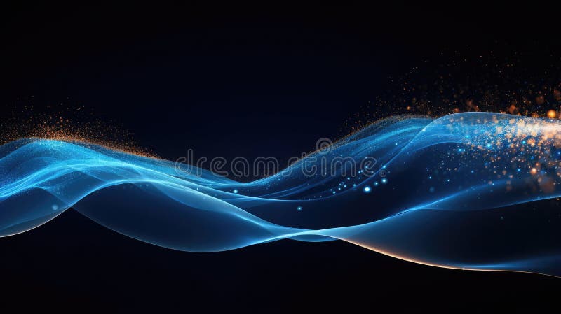 Luminous Elements with Numbers Stock Illustration - Illustration of ...