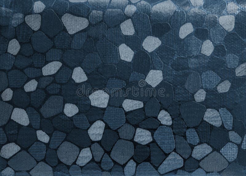 Abstract Dark Blue Background. a Sample with Shiny Particles or Cells ...