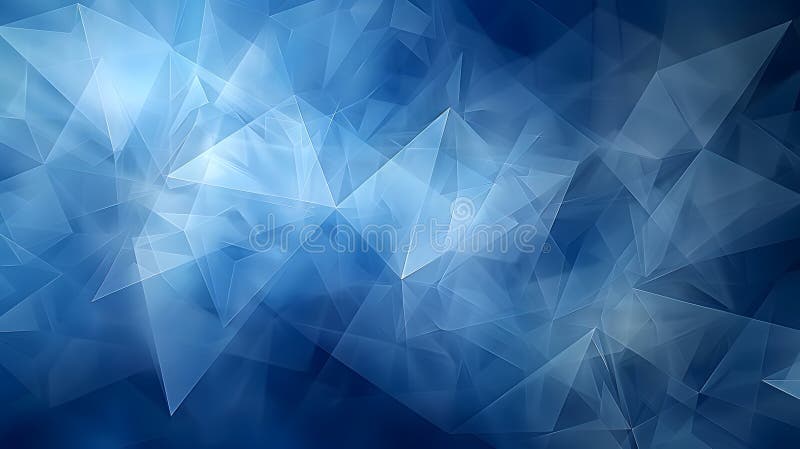 Abstract Dark Blue Background Vector with Sharp Angular Shapes High ...