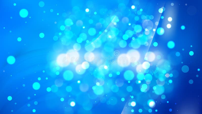 Abstract Dark Blue Bokeh Defocused Lights Background Vector Stock ...
