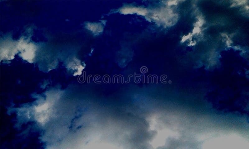 Abstract Dark Blue Bright Light Effects on Sky Water on Cloud Texture ...