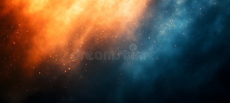 Abstract Dark Blue Brown Orange Gradient Background Stock Illustration ...