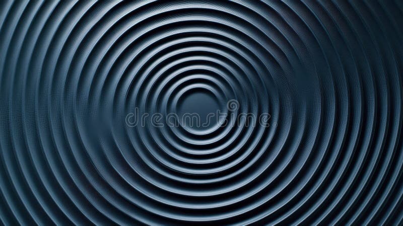 Abstract Dark Blue Circular Waves Background Texture Stock Image ...