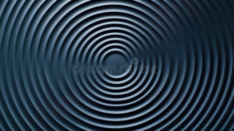 Abstract Dark Blue Circular Waves Background Texture Stock Image ...