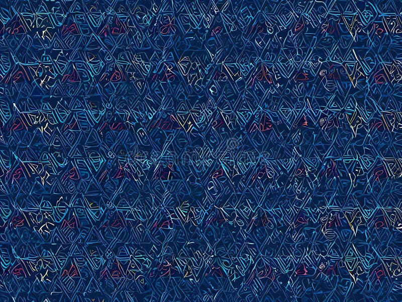 Abstract Dark Blue Color Scheme Pattern Design Stock Illustration ...