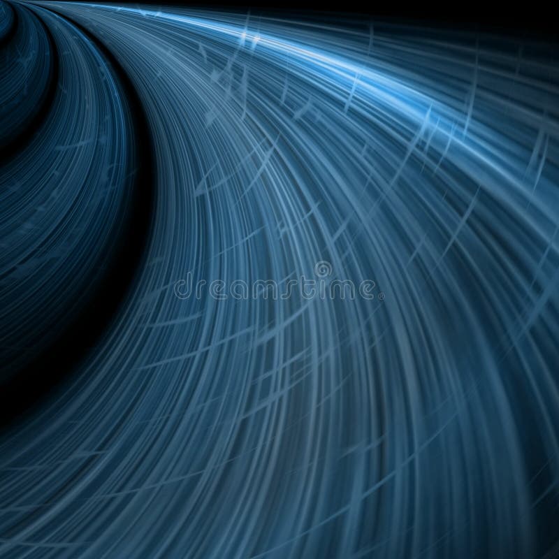 Abstract Dark Blue Curved Rays Background Stock Illustration ...