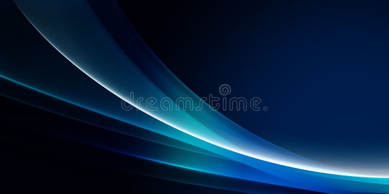 Abstract Dark Blue Digital Art and Light in Middle, Navy Color Design ...