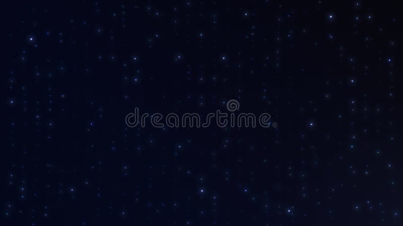 Abstract Dark Blue Dots and Lines Wave Wall Background. Particles ...