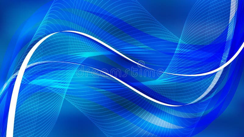 Abstract Dark Blue Flow Curves Background Vector Image Stock Vector ...
