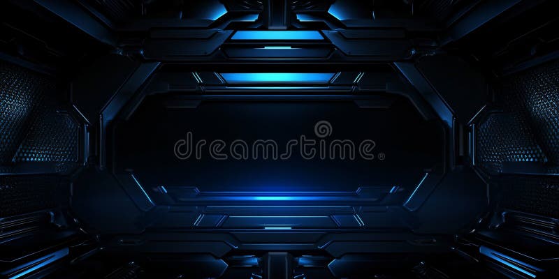 Abstract Dark Blue Futuristic Tech Panel Background High Quality Image ...