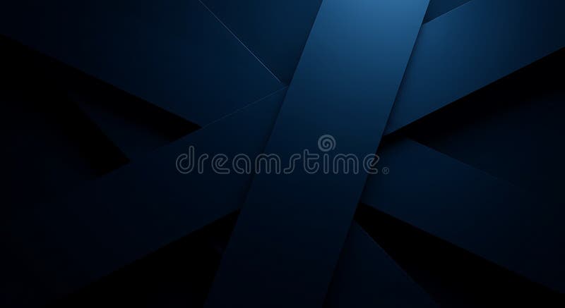 Abstract Dark Blue Geometric Layers: a Modern Minimalist Design Stock ...