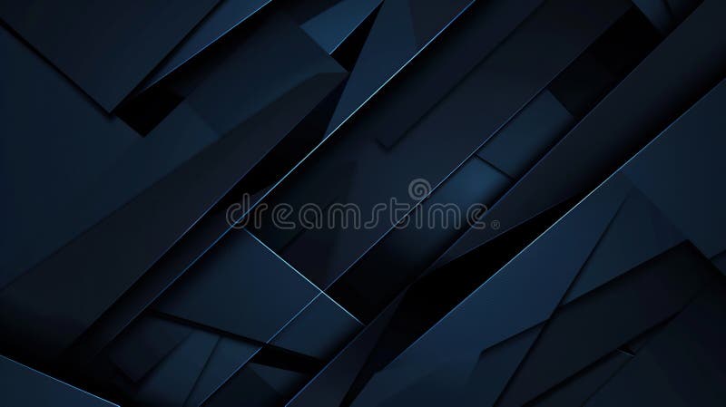 Abstract Dark Blue Geometric Pattern Stock Illustration - Illustration ...