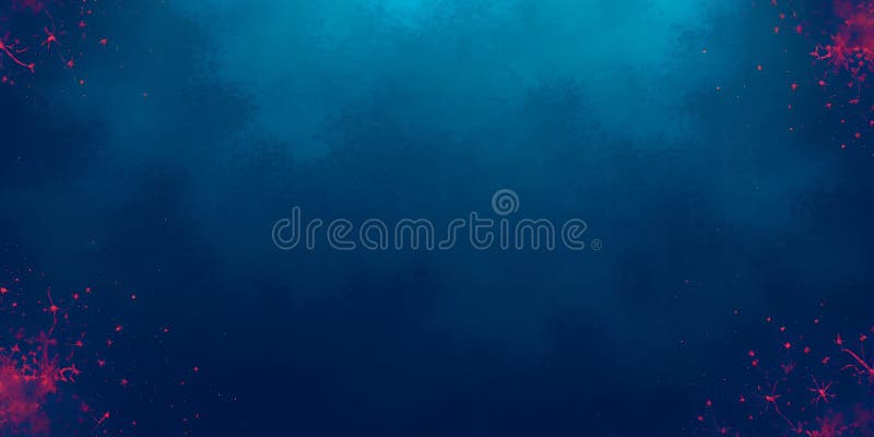Abstract Dark Blue Gradient Background with Pink Particles in the ...