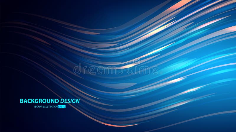 Abstract Dark Blue Gradient Color Background. with Streak Lines Stock ...
