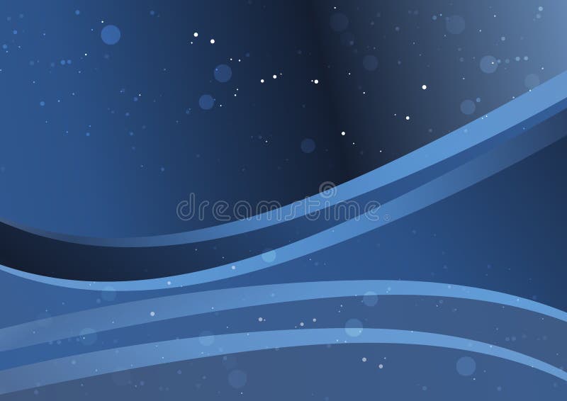 Abstract Dark Blue Gradient Wavy Background Graphic Stock Vector ...