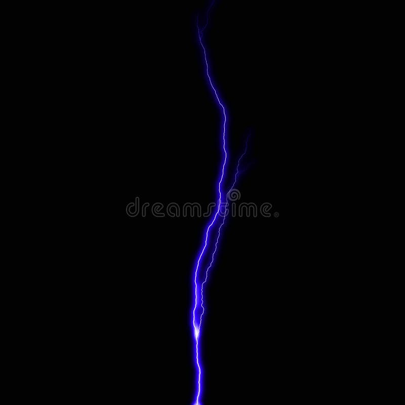 Abstract Dark Blue Lighting Natural Thunder Realistic Magic Overlay ...