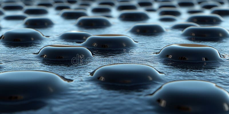 Abstract Dark Blue Liquid Surface Seamless Texture Background 3d Art ...
