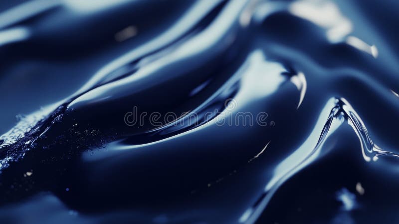 Abstract Dark Blue Liquid Surface Texture Stock Illustration ...