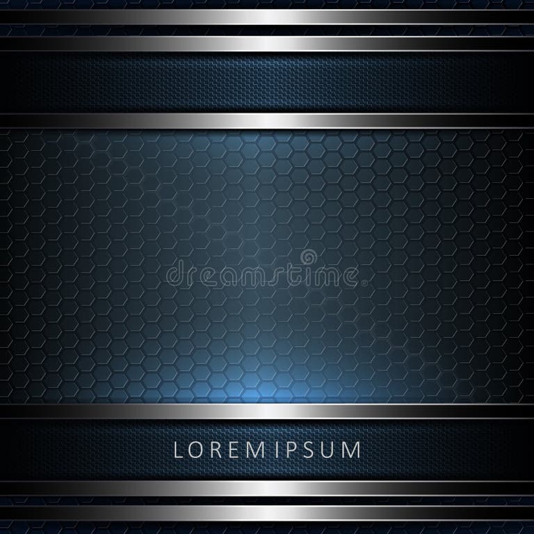 Abstract Dark Blue Mesh Design with Bezel Textured Frames Stock Vector ...