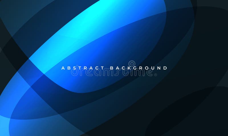Abstract Dark Blue Minimal Background with Dynamic Wave Shapes Stock ...
