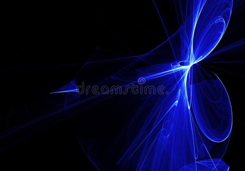 Abstract Dark Blue Mystical Ice Swirling Overlay with Lights Rolling ...