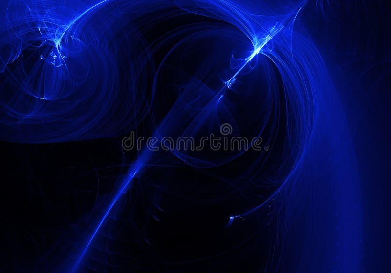 Abstract Dark Blue Mystical Ice Swirling Overlay with Lights Rolling ...
