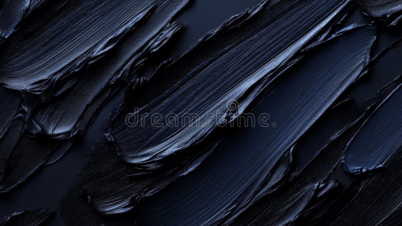 Abstract Dark Blue Paint Strokes Texture Background Stock Illustration ...
