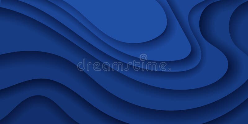 Abstract Dark Blue Paper and Overlap Wave Curve Line Dimension Modern ...