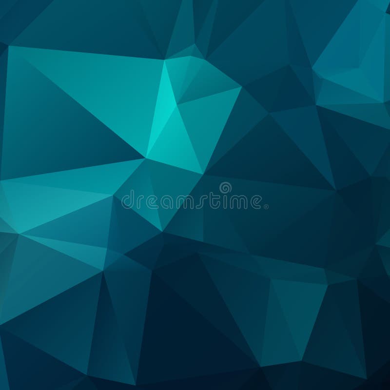 Abstract dark blue polygon stock illustration. Illustration of dark ...