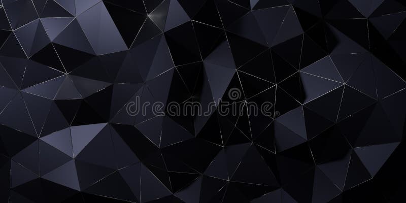 Abstract Dark Blue Polygon Geometry Triangle Mosaic Background with ...