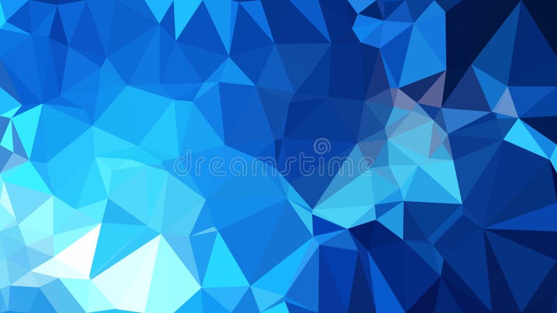 Abstract Dark Blue Polygon Triangle Background Stock Illustration ...