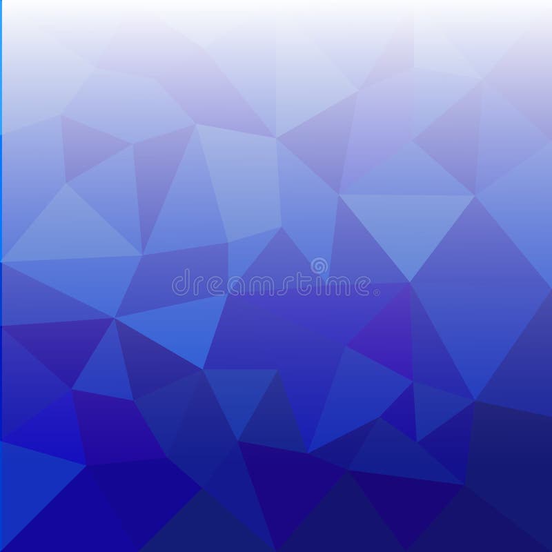 Abstract Dark Blue Polygons for Background. Multicolored Dark Blue ...