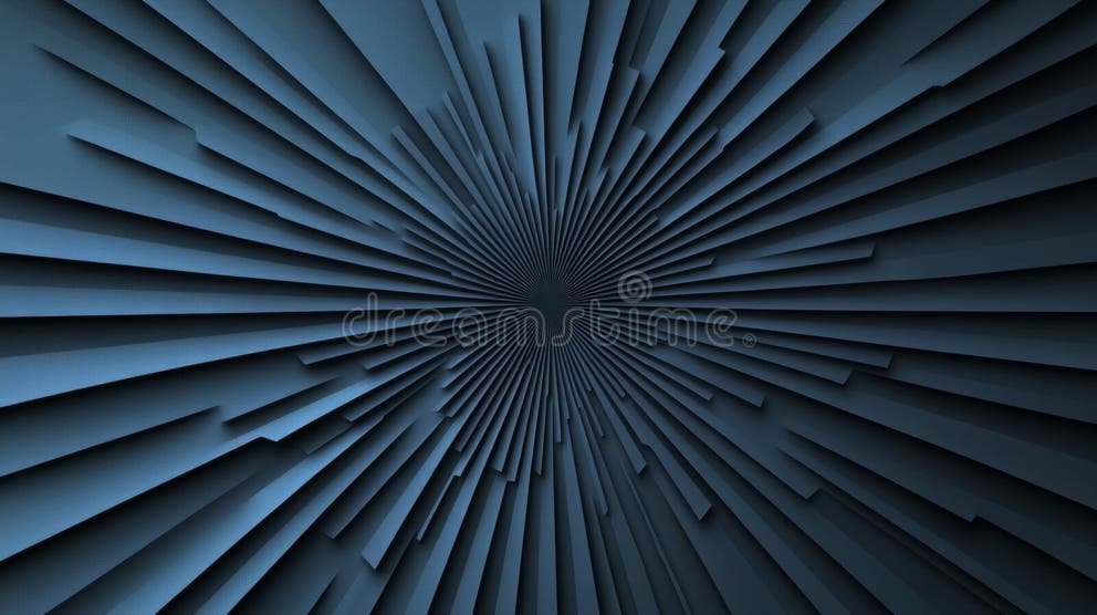 Abstract Dark Blue Radiating Lines Design Stock Illustration ...