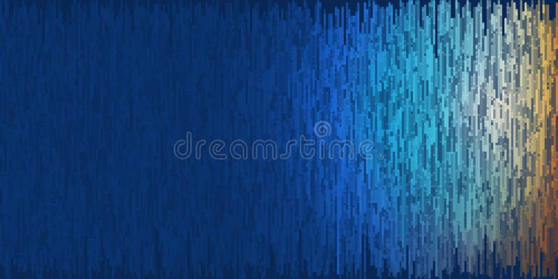 Abstract Dark Blue Random Sized, Placed Colored Vertcial Pixelated ...