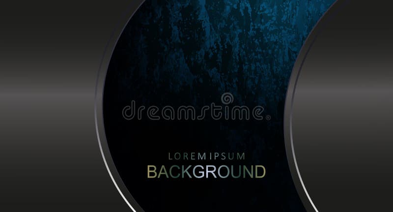 Abstract Dark Blue Shade Design with Texture Effect, Gray Oval Curtains ...