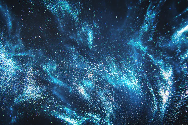 Abstract Dark Blue Shimmering Background Stock Image - Image of dust ...