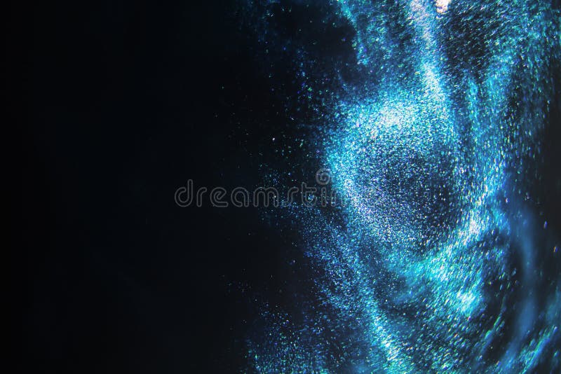 Abstract Dark Blue Shimmering Background Stock Image - Image of dust ...