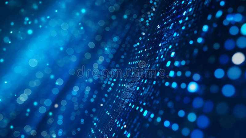 Abstract Dark-Blue Technologic Background Stock Illustration ...