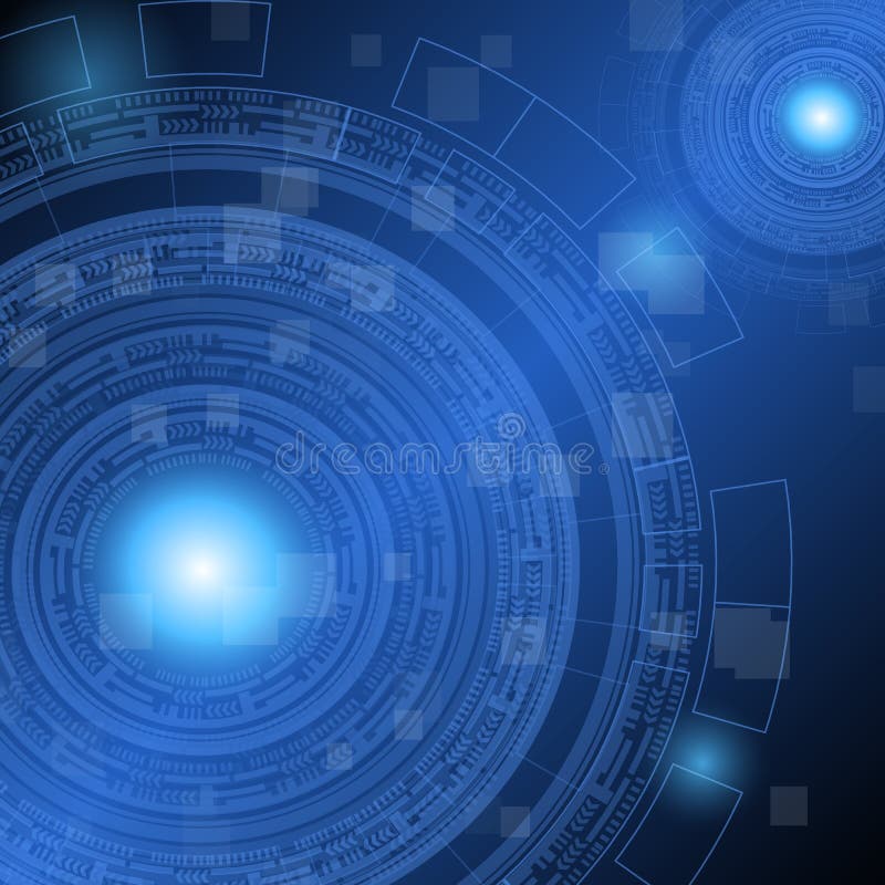 Abstract Dark Blue Technology Futuristic Background Stock Vector ...