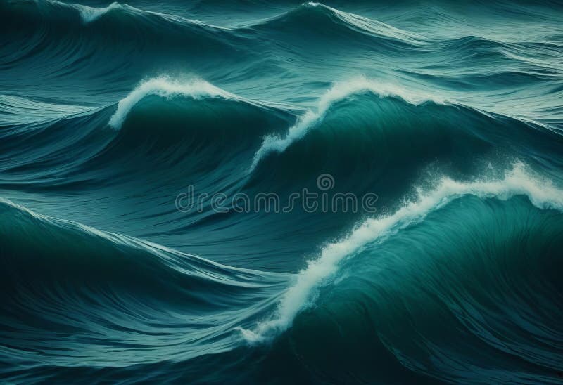 Abstract Dark Blue Textured Layers Resembling Waves Stock Illustration ...