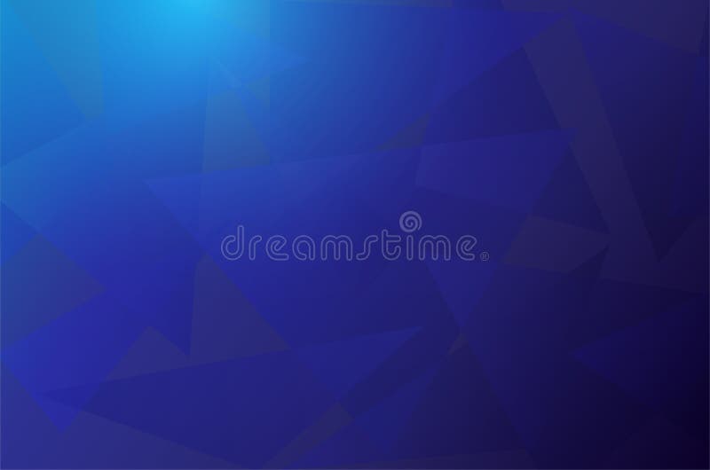 Abstract Dark Blue Triangle Elements Background Stock Vector ...